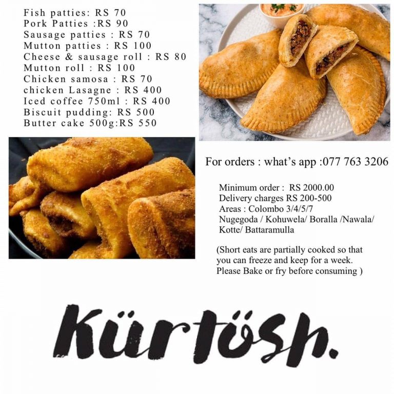 Kurtosh SL | Meal Delivery | Colombo